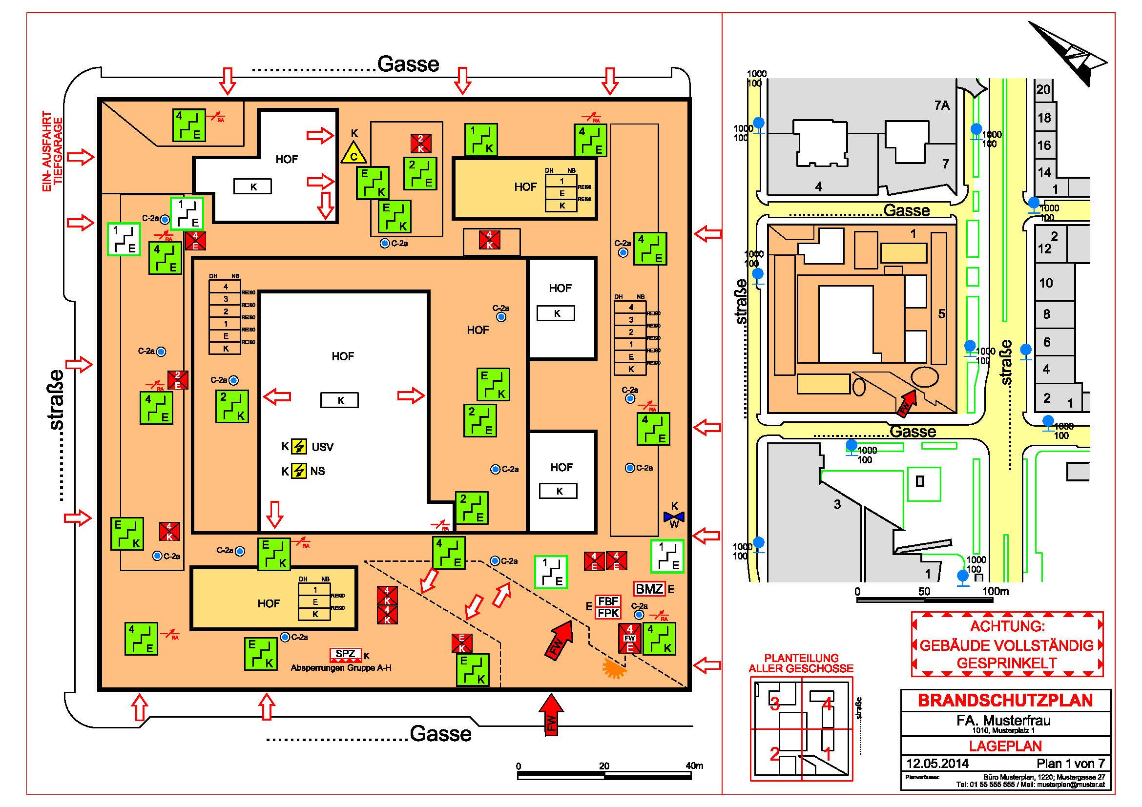 Brandschutzplan Braunschweig Vorlage – ZLHLBD